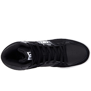 DC Cure Casual High-Top Skate Shoes Sneakers Black/White 10 D (M)