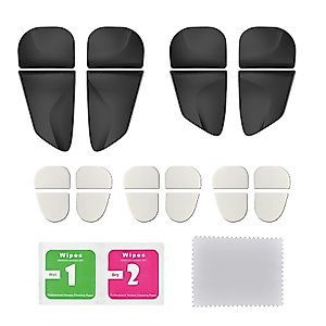 PlayVital Blade 2 Pairs Shoulder Buttons Extension Triggers for ps5 Controller, Game Improvement Adjusters for PS Portal Remote Player, Bumper Trigger Extenders for ps5 Edge Controller - Black