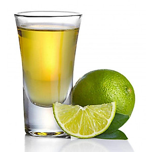 Gmark 2-Oz Shot Glass Set Heavy Base, Whiskey Shot Glasses 4-Pack, Perfect for Wine Tasting, Tequila, Shooter, Cocktail Pourer, Jigger, GM2026A