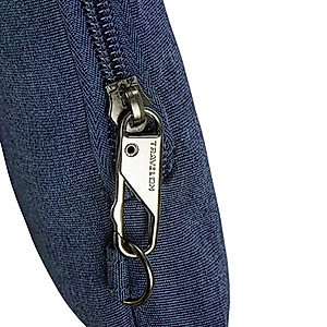 Travelon Anti-Theft Metro Stadium Mini Crossbody, Navy Heather