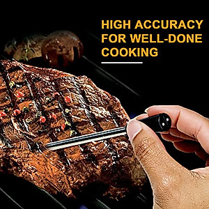 Our M2 Meat Thermometer Digital – App Controlled Bluetooth Meat Thermometer – Meater Thermometer Wireless for Cooking – Stainless Steel Grill, Oven, Smoker, BBQ Thermometer