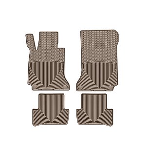 WeatherTech All-Weather Floor Mats for Mercedes C 63 AMG, C-Class - 1st & 2nd Row (MB W204 T), Tan