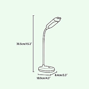 Eye-Caring Charging Plug-in Desk Lamp LED Eye Protection USB Button Dimming Can Adjust The Table Lamp In All Directions for Study and Work Office lamp (Color : Red)
