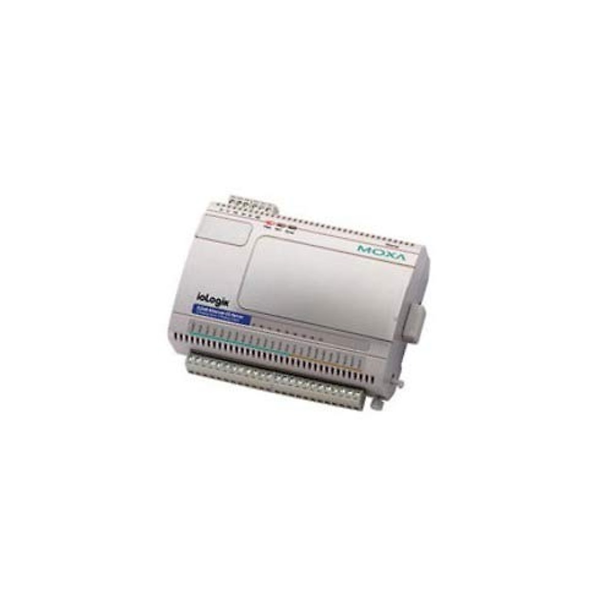 MOXA ioLogik E2240-T Active Ethernet I/O Server, 8AI/2AO, Universal Controller, 8 AIs, 2 AOs, Click&Go, Op: -40 to 75°C