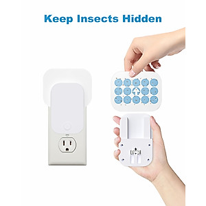 Flying Insect Trap Indoor Plug-in Bug Catcher Zapper Light, Mosquito Gnat Fly Trap Killer Plug in Wall Indoor for Home Office House Kitchen, 1 Pack