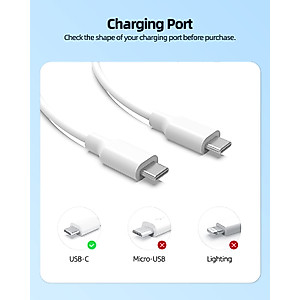 Superer 7.5 FT USB C Charging Cable Fit for Google Pixel 7 7a 7 Pro/Pixel Tablet/Pixel Fold/Pixel 6 6a 6 Pro 5/5a/4/3/3a/2 XL/3 XL/3a XL 4a XL, MacBook, iPad Pro and More