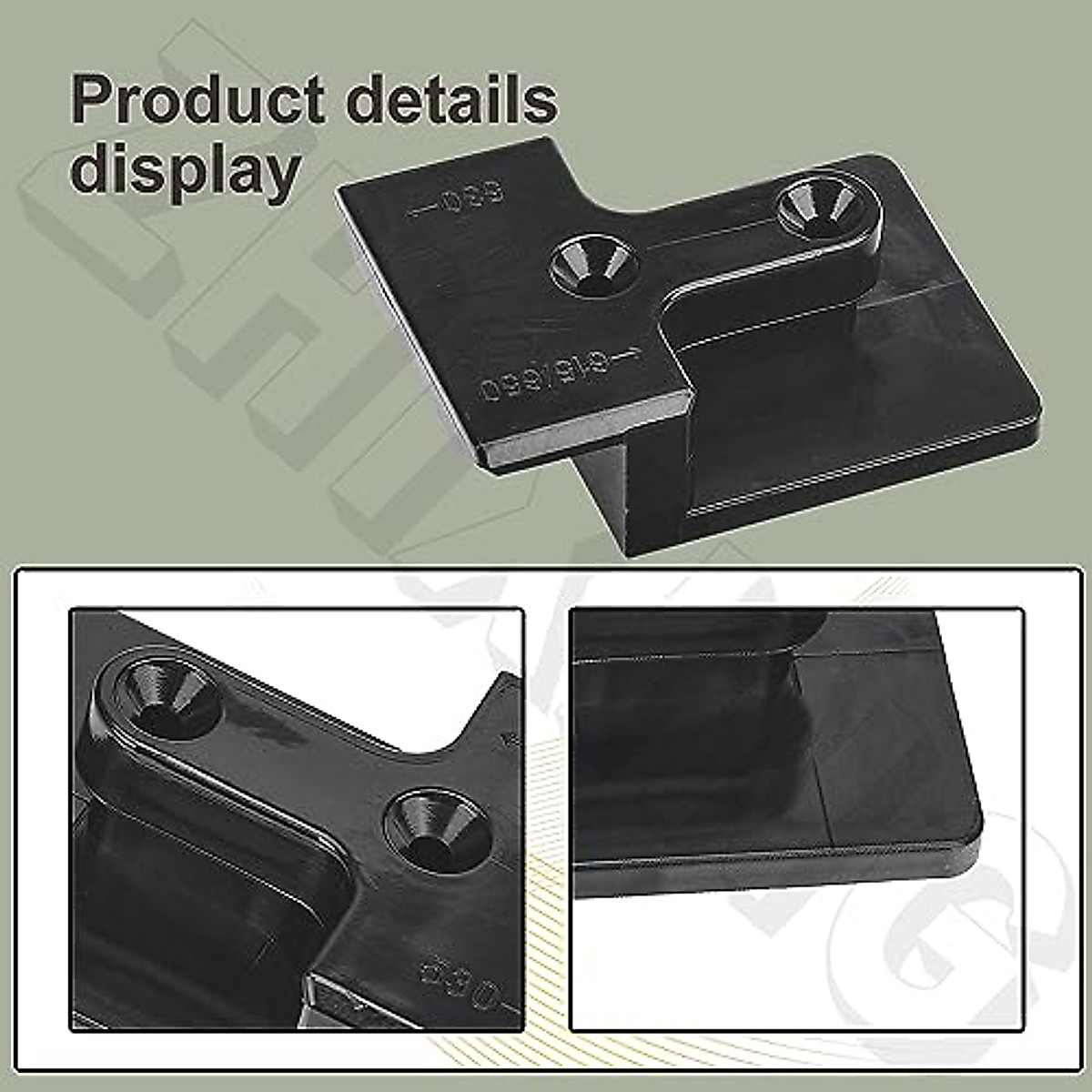 ZHIXING Blower Wall Mount Bracket Compatible with Ego Power+ 530 615 650 765 CFM Leaf Blower, Mounting Bracket/Organizer for Leaf Blower with Screws & Mount, with Installation Instructions