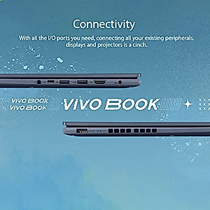 ASUS VivoBook 16X Laptop, 16” WUXGA (1920 x 1200) 16:10 Display, AMD Ryzen 5 5600H CPU, AMD Radeon Vega 7 Graphics, 16GB RAM, 512GB SSD, Fingerprint Sensor, Windows 11 Home, Quiet Blue, M1603QA-ES54