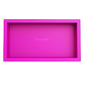 EZ-NICHES - USA - Ready for Tile Niche Preformed Bathroom Recess It Shower Shampoo Shelf (16" X 32")