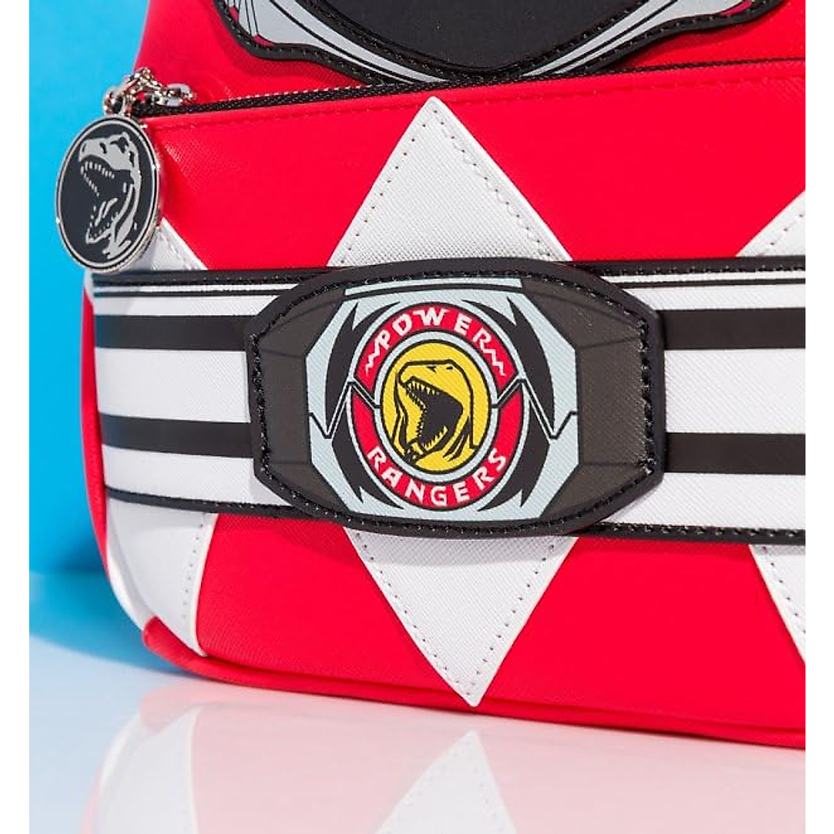 Loungefly Power Red Ranger Cosplay Mini Backpack Toyz N Fun Exclusive