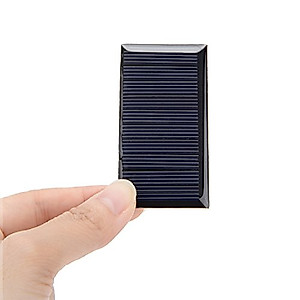 uxcell® 5Pcs 5V 60mA Poly Mini Solar Cell Panel Module DIY for Light Toys Charger 68mm x 37mm
