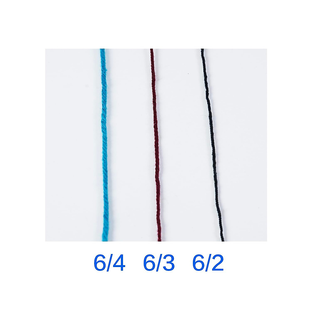 Golo Cotton Yarn for Weaving, Sewing - Pink & Purple Cone Yarn (6/2) for Blanket or Pattern