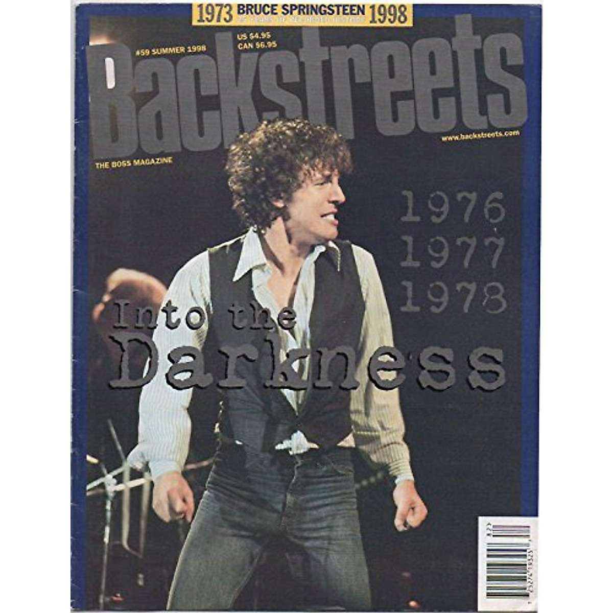 Backstreets: The Boss Magazine, no. 59 (vol. 15, no. 30) (Summer 1998)