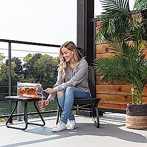 Glass Beverage Dispenser for Parties - 100% Leakproof Stainless Steel Spigot - Drink Dispenser for fridge, Liquid Laundry Detergent Dispenser, Compote & Water Dispenser Countertop, 1.5-Gallon Jug