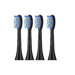 Replacement Brush Heads for Olybo Sonic Toothbrushes (Black)
