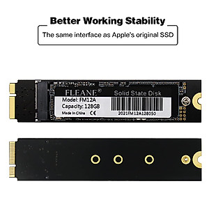 FLEANE FM12A 256GB 3D TLC Flash SSD with Tools for Apple Laptop MacBook Air A1465 A1466 Mid2012 (256GB)