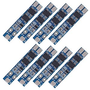 ACEIRMC 2S 7.4V 8.4V 8A 18650 Charger PCB BMS Protection Board for Li-ion Lithium Battery Cell (8pcs)
