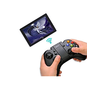 Megadream Wireless Android Gaming Controller Joystick with Phone Clamp for Samsung Galaxy S9 S8 S7 S6 Note 9 8, HTC One, LG, Nokia Smartphone Tablet - Work Windows 8 7 XP & Android TV Box/Android TV