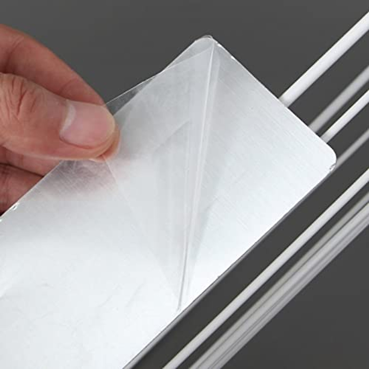 Muellery Adhesive Wall Mounted Shelf Bathroom Kitchen Storage Shower Caddy Rack White TPQU100572