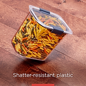 Rubbermaid Brilliance Pantry 20-Piece Set, Clear and Airtight Food and Pantry Storage Containers, 15