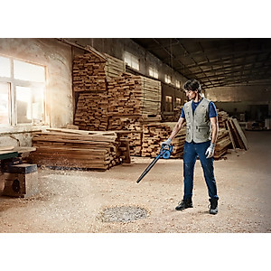 Bosch Professional GBL 18V-120 18V System Battery Blower (Including 4X Attachments, Standard Nozzle, Extension Tube, Drill Hole Nozzle, Dust Collection Container, Battery/Charger Not Included)