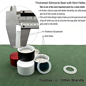 Dxobay Cute Small Water Bottle, 4.4 Fl. Oz, Mini Slim Flask for Women, Kids & Girls, Portable Skinny Purse Water Bottle, Vacuum Insulated Reusable Leak Proof Stainless Steel Hydroflask Thermos