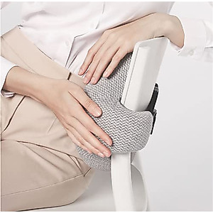 PSVOD Butt and Back Cushion for Office Chair，Back Cushion for Office Chair Posture Pink,Pillow Seat Cushions for Chairs (Blue)