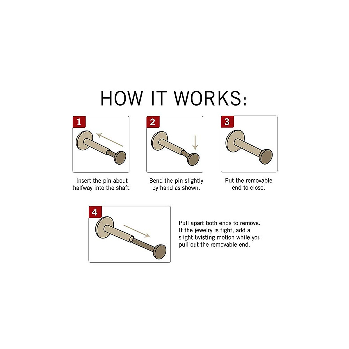 316 Stainless Steel Threadless Push Pin Nose Ring Labret Monroe Stud 2.5mm Glued Red Faux Opal 18G