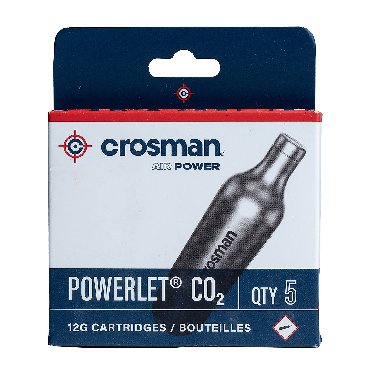 Crosman 5-Count CO2 Cartridges For Air Rifles And Air Pistols