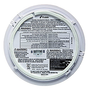 Kidde Hardwired Smoke & Carbon Monoxide Detector, 10-Year Battery Backup, Voice Alerts