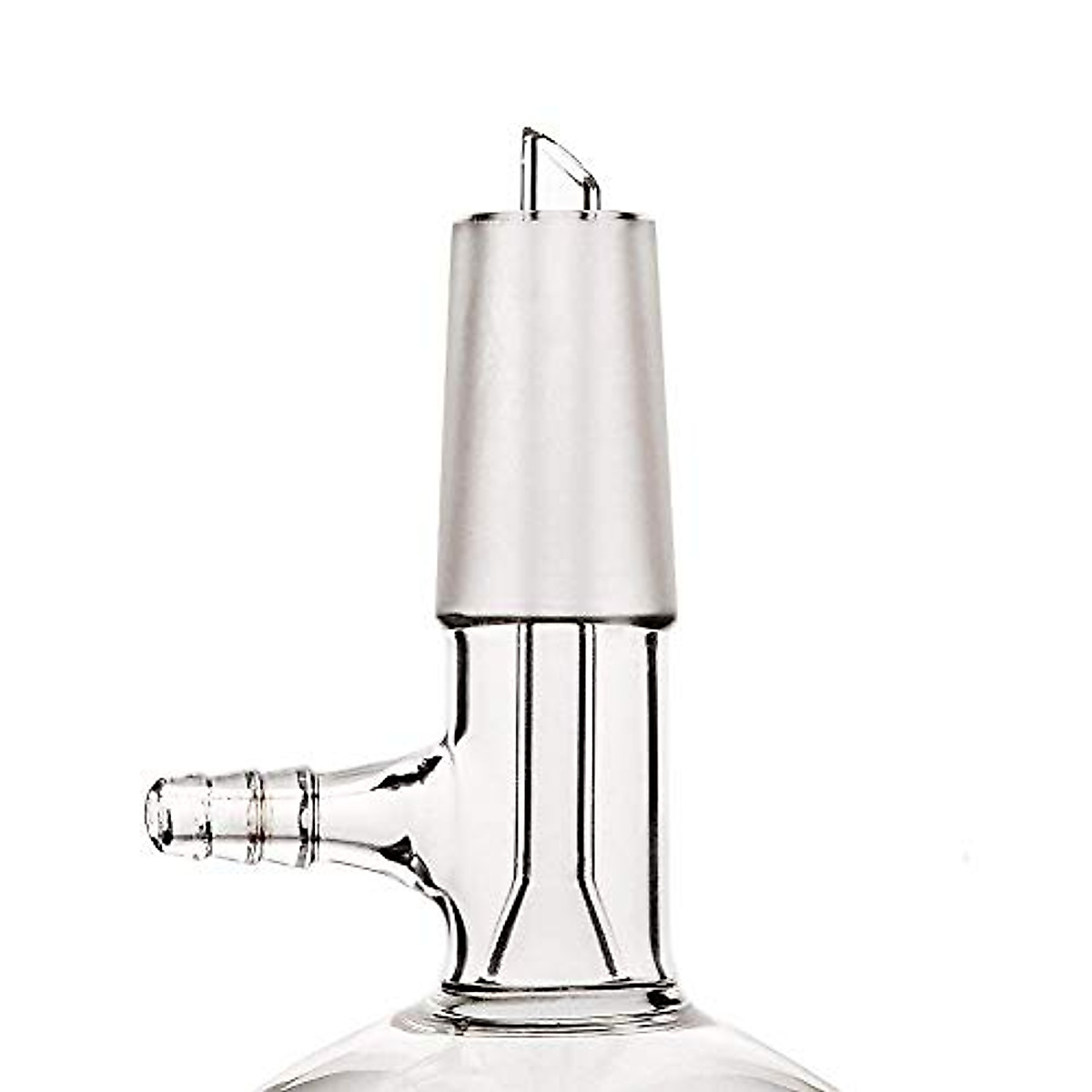 StonyLab Borosilicate Glass Buchner Filtering Funnel 1000ml with Medium Frit(G2), 113mm Inner-Diameter,110mm Depth, with 24/40 Standard Taper Inner Joint and Vacuum Serrated Tubulation (1000ml)