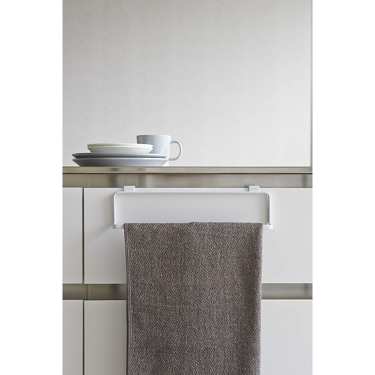 Yamazaki Hook Hooks sopracassetti, Steel, White