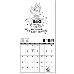Mary EngelDark 2024 Wall Calendar
