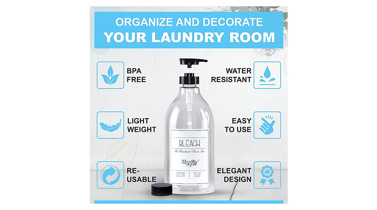 Elegant Bleach Dispenser - The Farmhouse Room Inc.