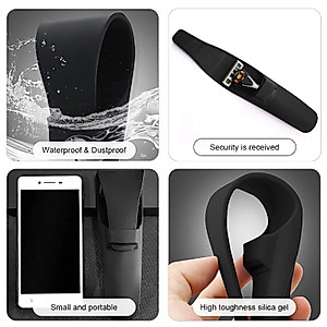 Silicone Razor Case Soft Razor Travel Case Portable Razor Case Razor Protective Case Safety Waterproof Razor Cover Compatible with Most Manual Razor with 2 Cleaning Brushes (1pcs)