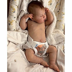 Angelbaby Reborn Baby Dolls Silicone Full Body Loulou 20inch Realistic Sleeping Newborn Boy Doll That Look Real Babies New Born Doll Waterproof Cute Handmade Visible Veins Bebe Lifelike Dolls