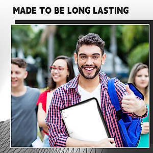 Teling 4 Pcs 1 Inch Clear Zipper Binder with 3 Ring Zipper Binder, Refillable Plastic Clear File Organizer Planner for Projects, Assignments, Memos, School Work, 13.2 x 10 Inch