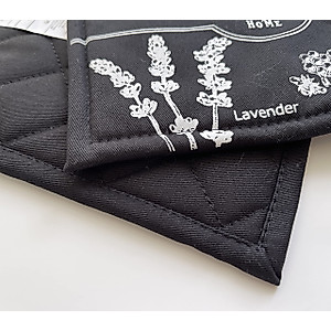 100% Heavy Cotton Twill Pot Holders Set 2 Pack Set