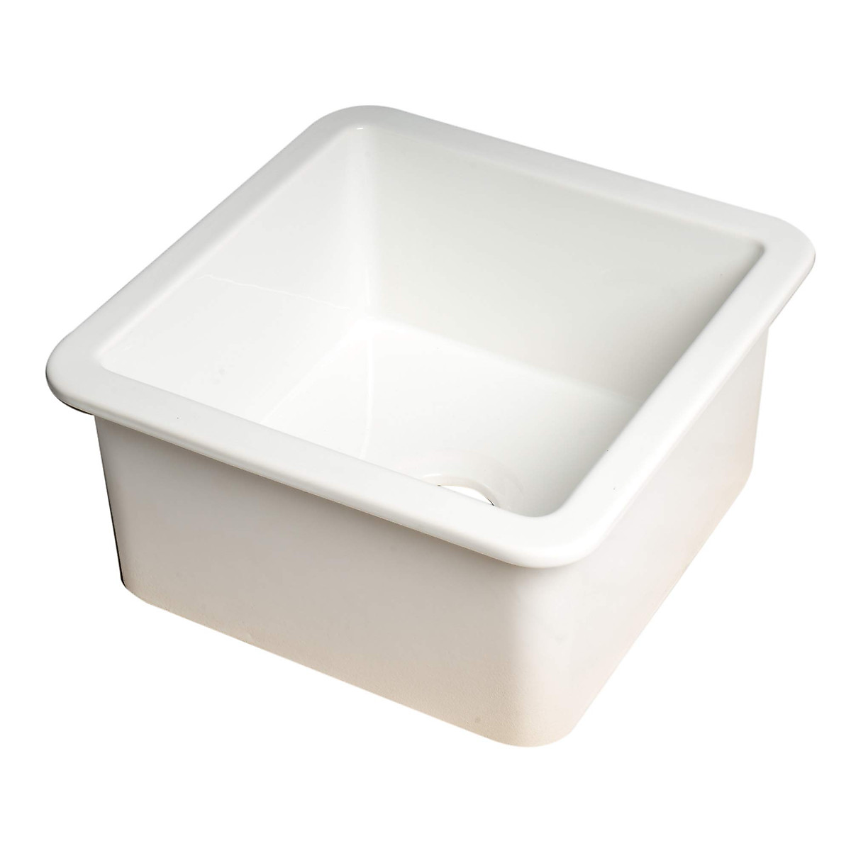ALFI brand ABF1818S-W Kitchen Sink, White