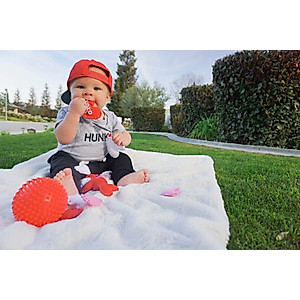 Unique Baby Boys Valentine's Day Hunk Romper Layette (12 Months)