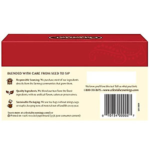 Celestial Seasonings Tea Caffeine Free Herbal Tea, Red Zinger 20 ea (Packs of 3)