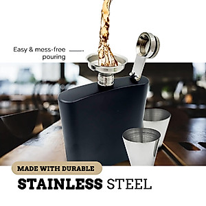 Groom Gifts from Bride on Wedding Day, Gifts for Groom to be, Fiance Gifts for Him, Bride and Groom Flask, Groom Gift, Groom Engagement, Wedding Gift for Husband, Future Husband Gifts, Hip Flask (GB)