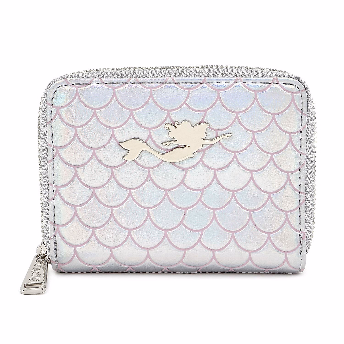 Loungefly x Disney The Little Mermaid Ariel 30th Anniversary Scaled Wallet (Silver Multi, One Size)