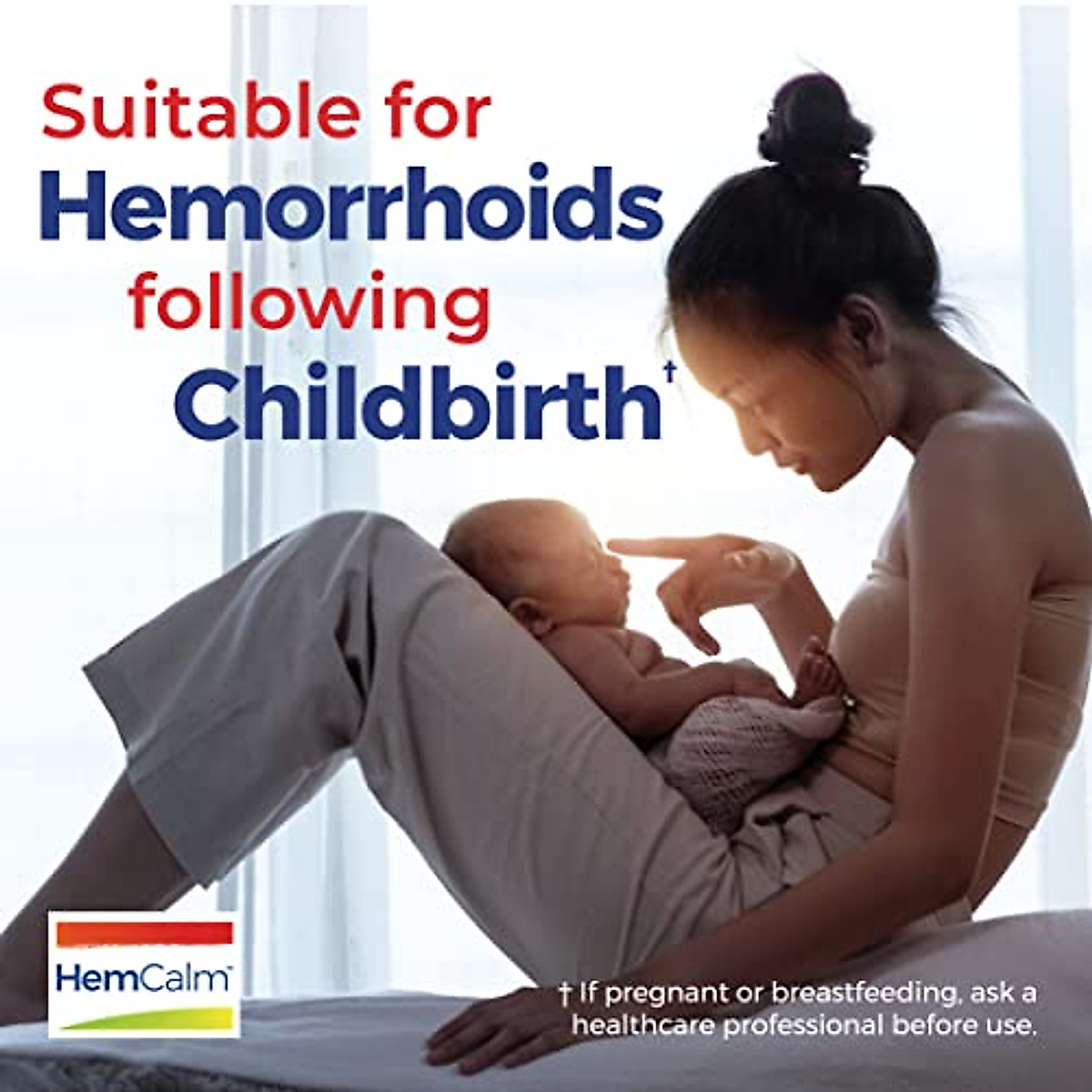 Boiron HemCalm Suppositories for Hemorrhoid Relief of Pain, Itching, Swelling or Discomfort - 10 Count (Pack of 2)