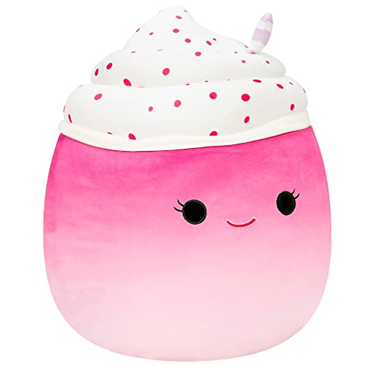 Squishmallows Original 14-Inch Cinnamon Gradient Strawberry Milkshake - Large Ultrasoft Official Jazwares Plush