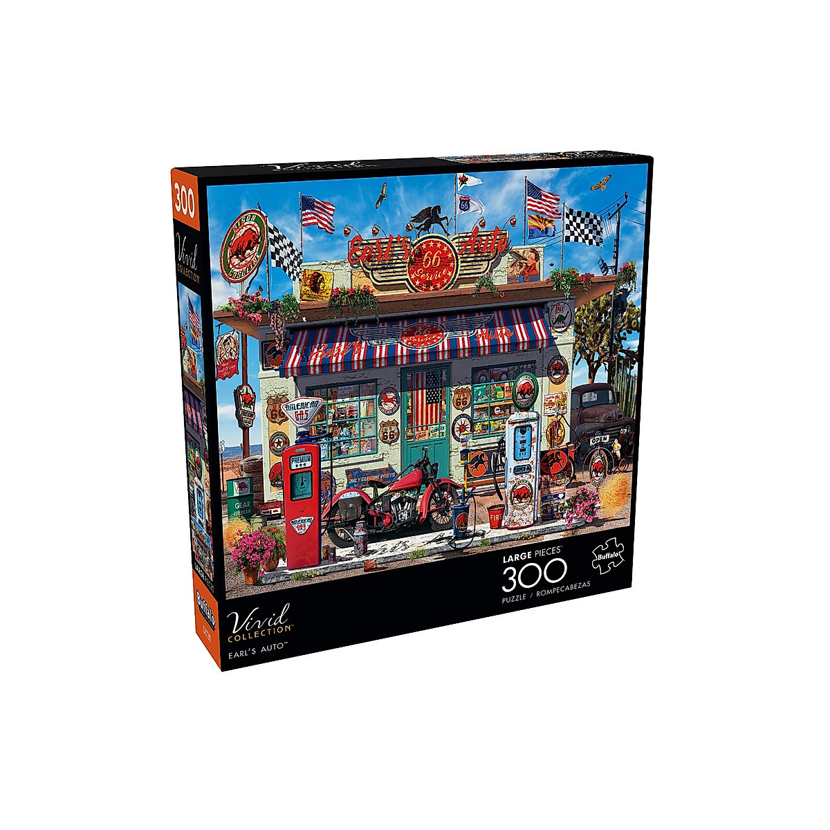 Buffalo Games - Earl's Auto - 300 Large Piece Jigsaw Puzzle