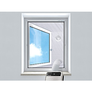 HOOMEE 118" Window Seal with Tube for Portable Air Conditioner, Work with Mobile Air Conditioning (300 CM)