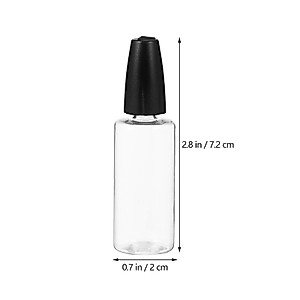 Scicalife 10pcs Needle Tip Glue Bottle Plastic Oil Bottle Steel Needle Dropper Bottles Precision Tip Applicator Bottles for DIY Quilling Craft Acrylic Painting