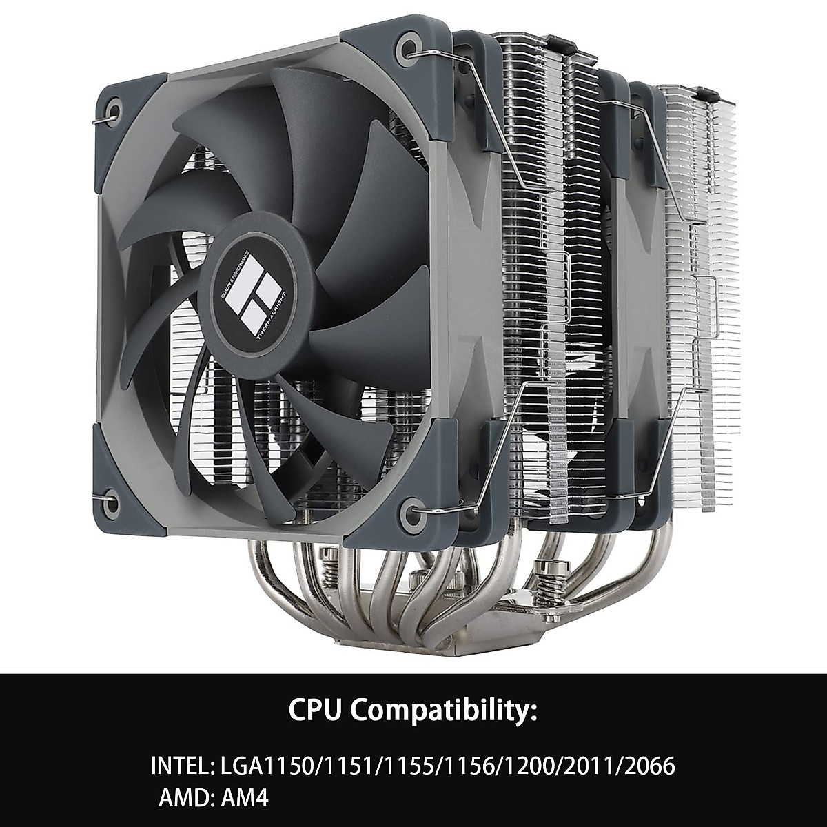 Thermalright Peerless Assassin 120 CPU Air Cooler, 6 Heat Pipes, Dual 120mm TL-C12 Fans, Aluminium Cover, AGHP Heatsink Technology, for AMD AM4/AM5/Intel LGA 1700/1150/1151/1155/1156/1200
