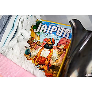 Jaipur Board Game - Strategy Trading Game for Ages 10+, 2 Players, 30 Min Playtime, New Edition by Space Cowboys